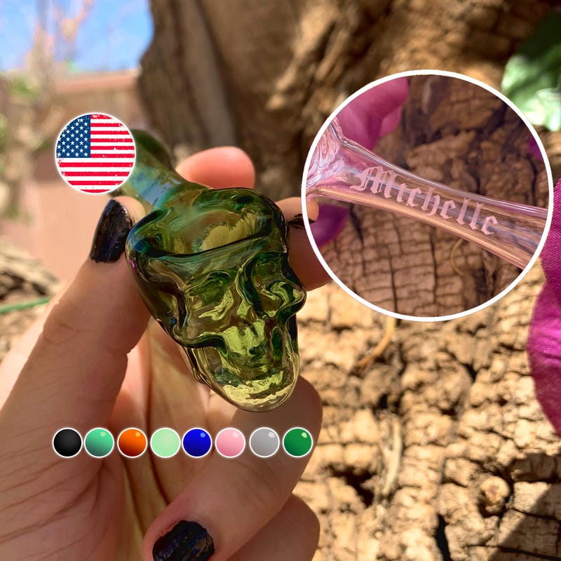 Skull Pipe - Etsy