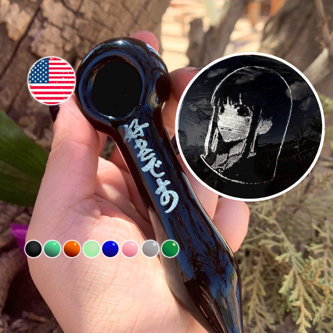 Anime Girl Pipe by Idolhandsus Cute Handmade Colorful Smoking Gift ...