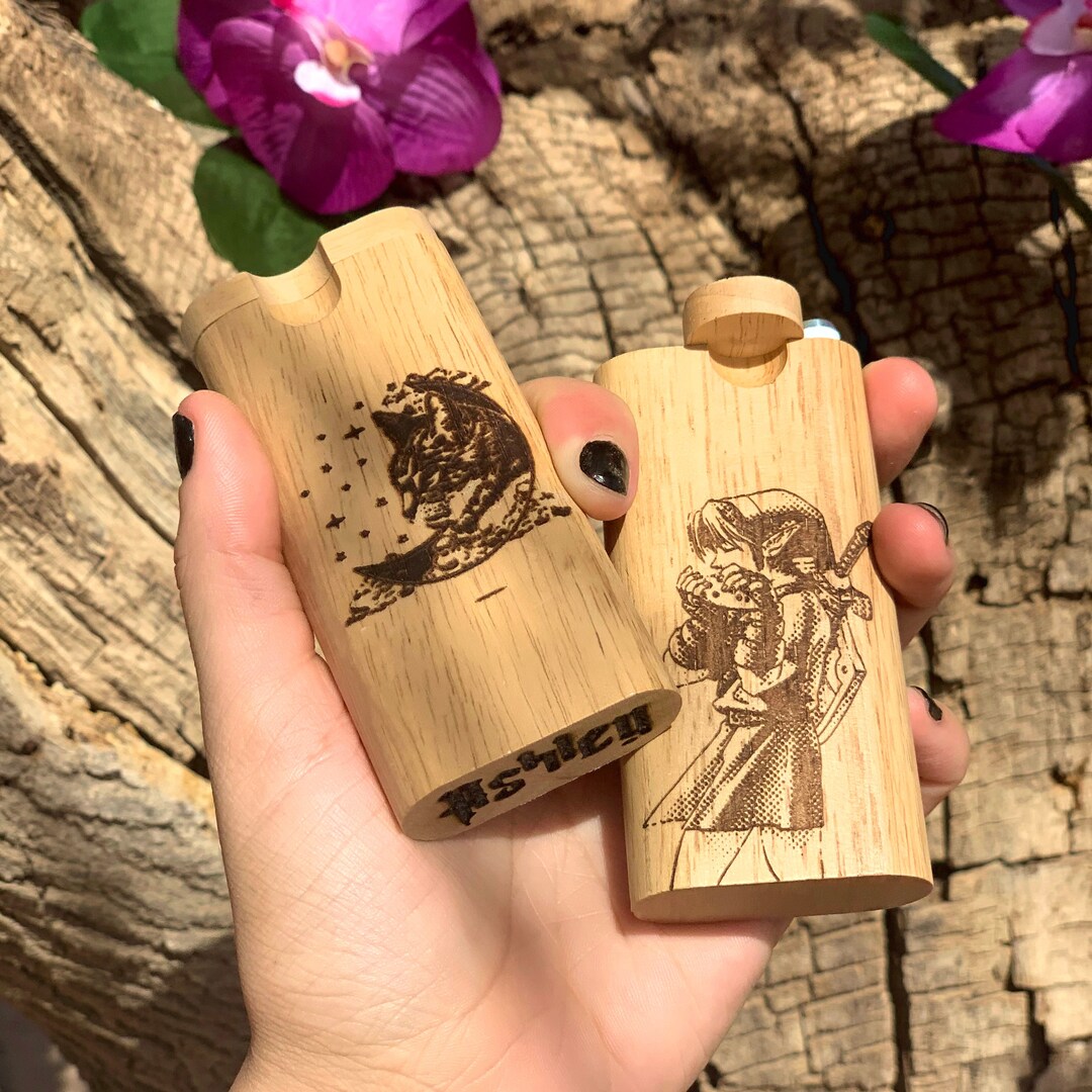 Custom White Oak Dugout W/ One Hitter by Idolhandsus Handmade Wood ...