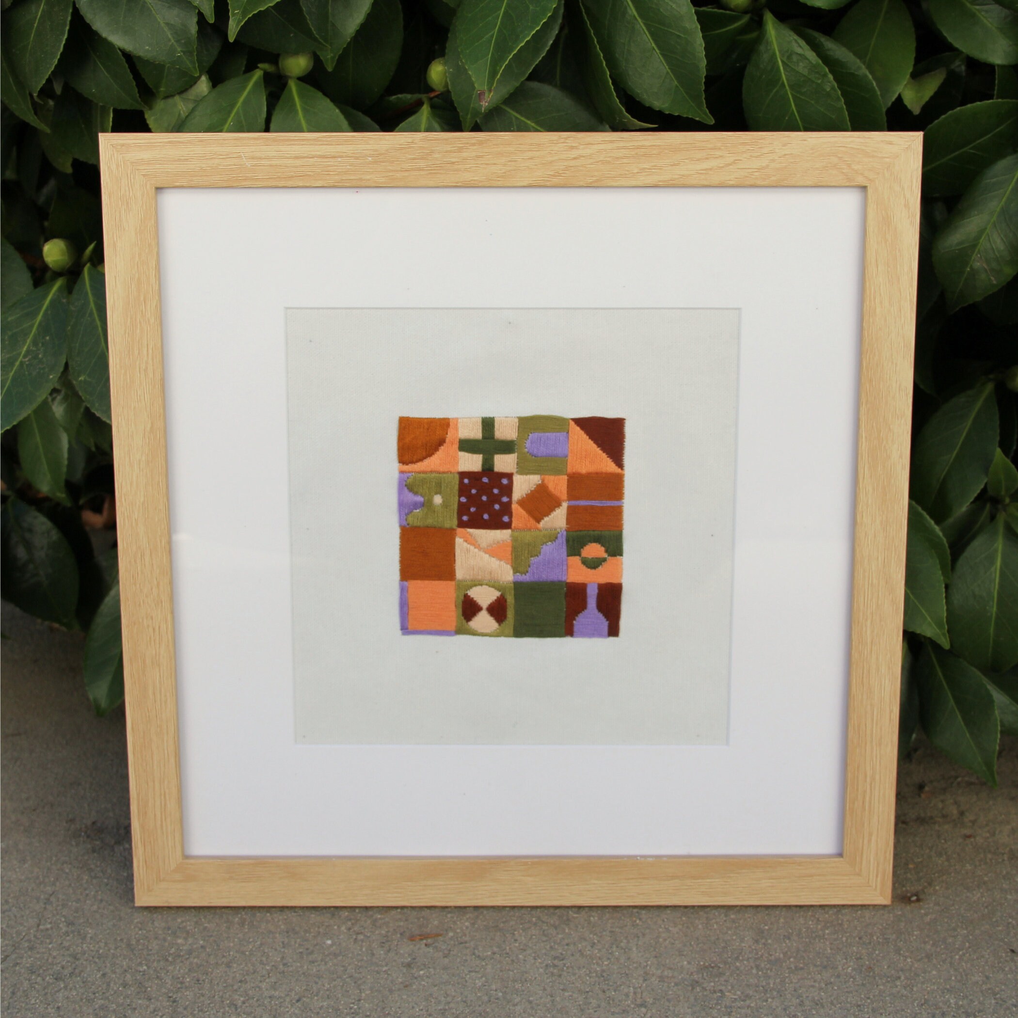 Modern Tiles Embroidery Kit Embroidery Design and Embroidery Supplies ...