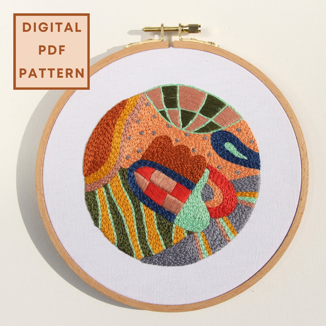 Horizons Embroidery Pattern | Digital Download | Embroidery Pattern PDF ...