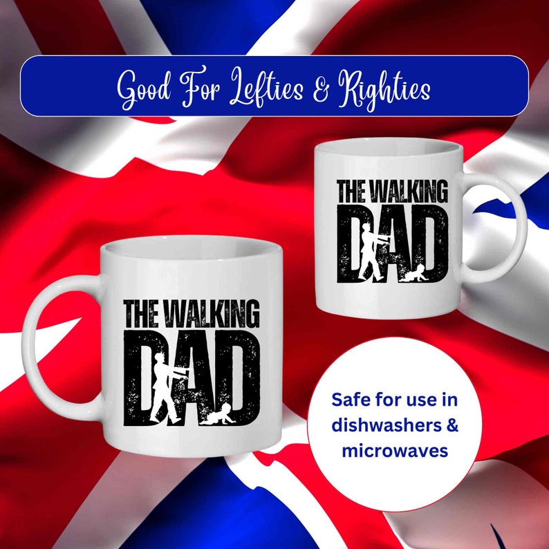Walking Dad Mug Baby Version, Father's Day Gift for Dad, Walking Dead ...