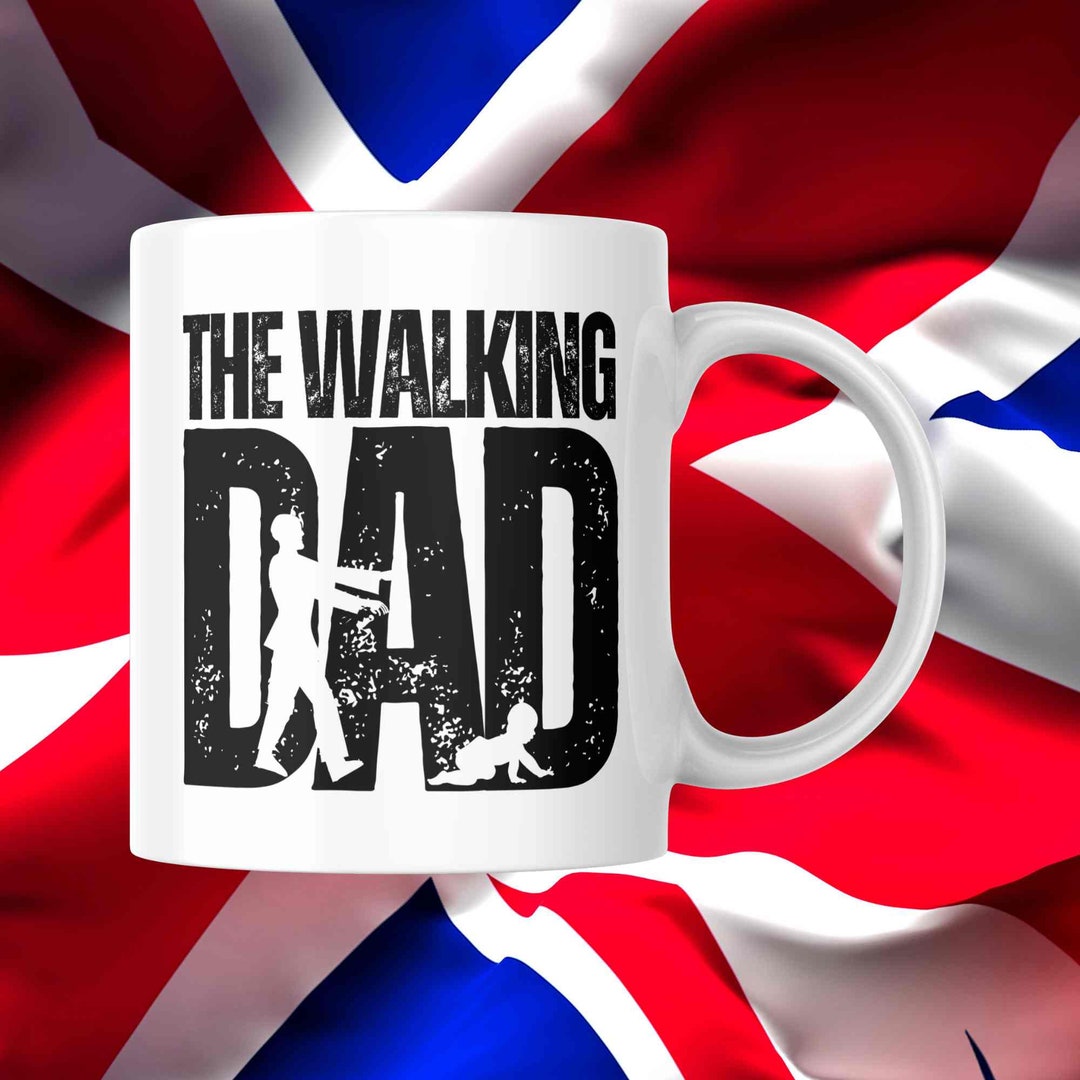 Walking Dad Mug Baby Version, Father's Day Gift for Dad, Walking Dead ...