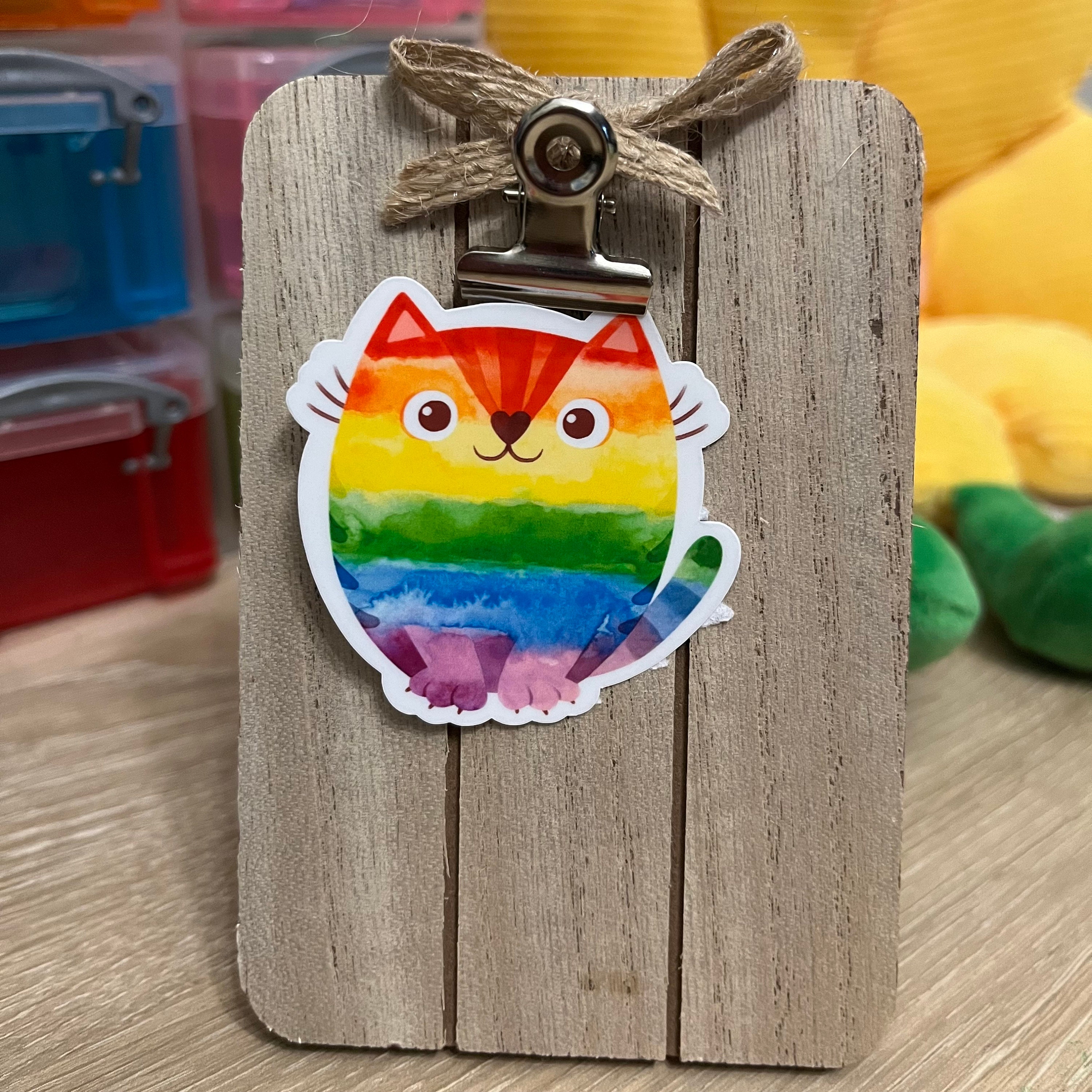 Pride Cat Sticker. Show Your Pride - Etsy