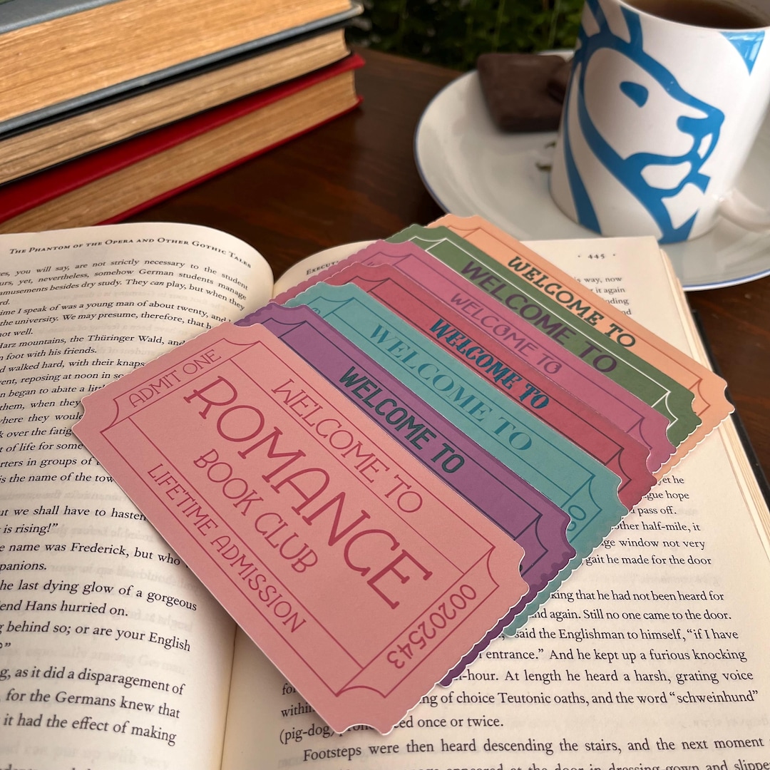 Ticket to Read Bookmark Bundle, Bookish Gift - Etsy