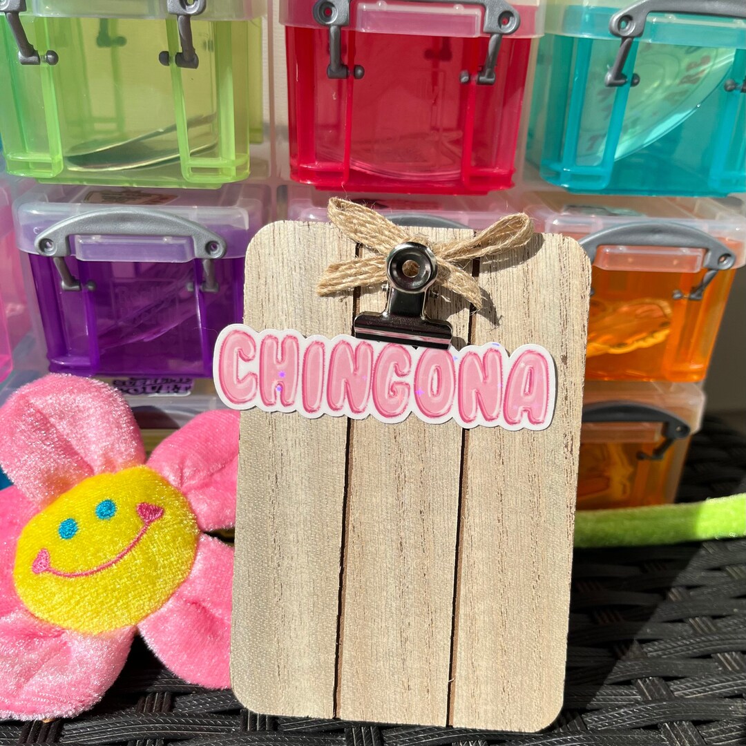 Chingona Pink Balloon Sticker. Latina Affirmation Sticker, Pink Girly ...