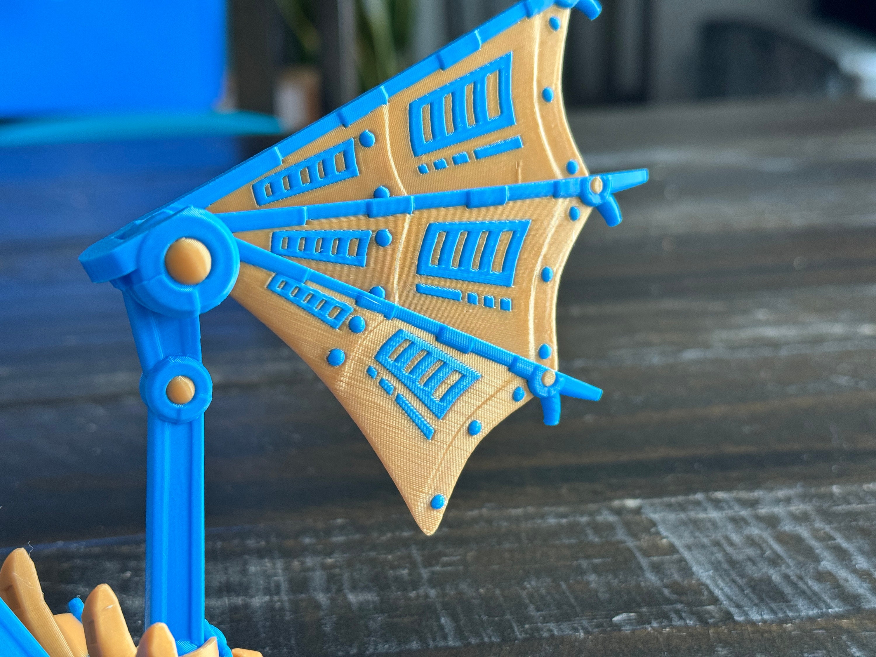 Articulated Multi Colored Dragon 3d Printed USA Flexi Factory ...