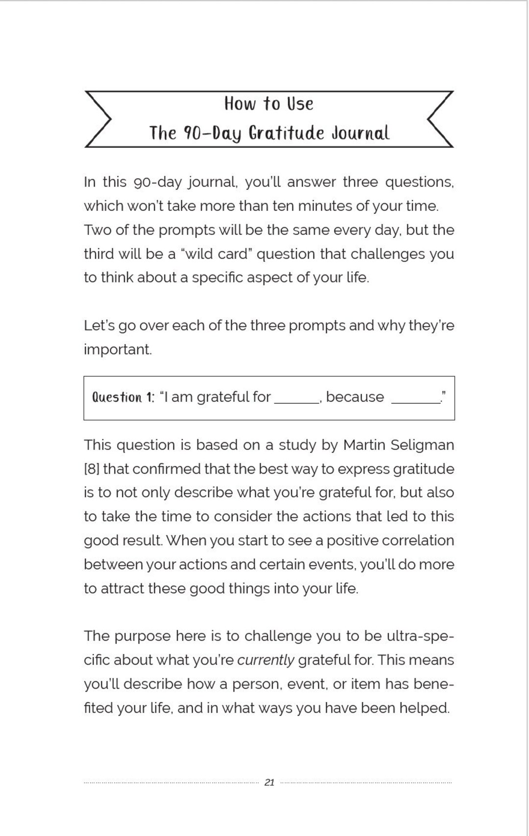 The 90 Day Gratitude Journal Daily Affirmations, Daily Journal ...