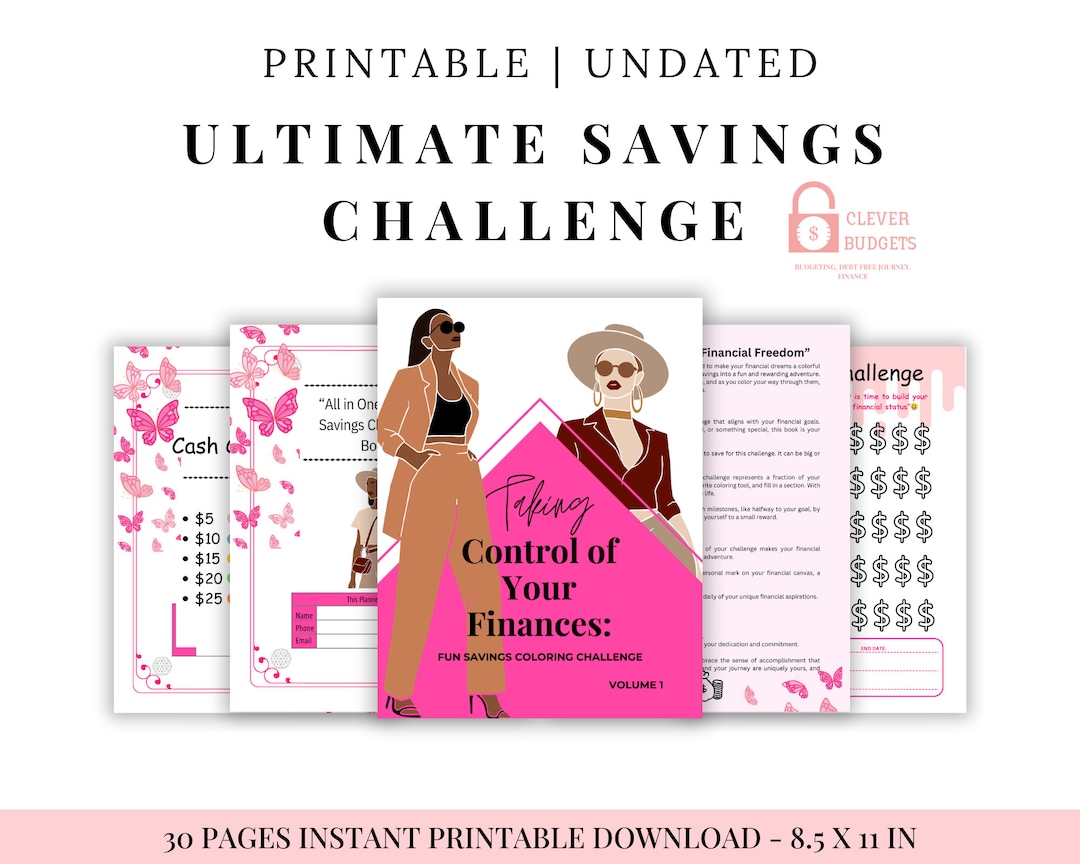 Color Your Budget, Dive Into Savings With Our Vibrant Savings Challenge ...