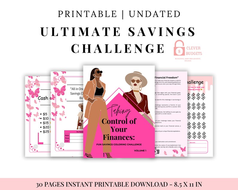 Color Your Budget, Dive Into Savings With Our Vibrant Savings Challenge ...