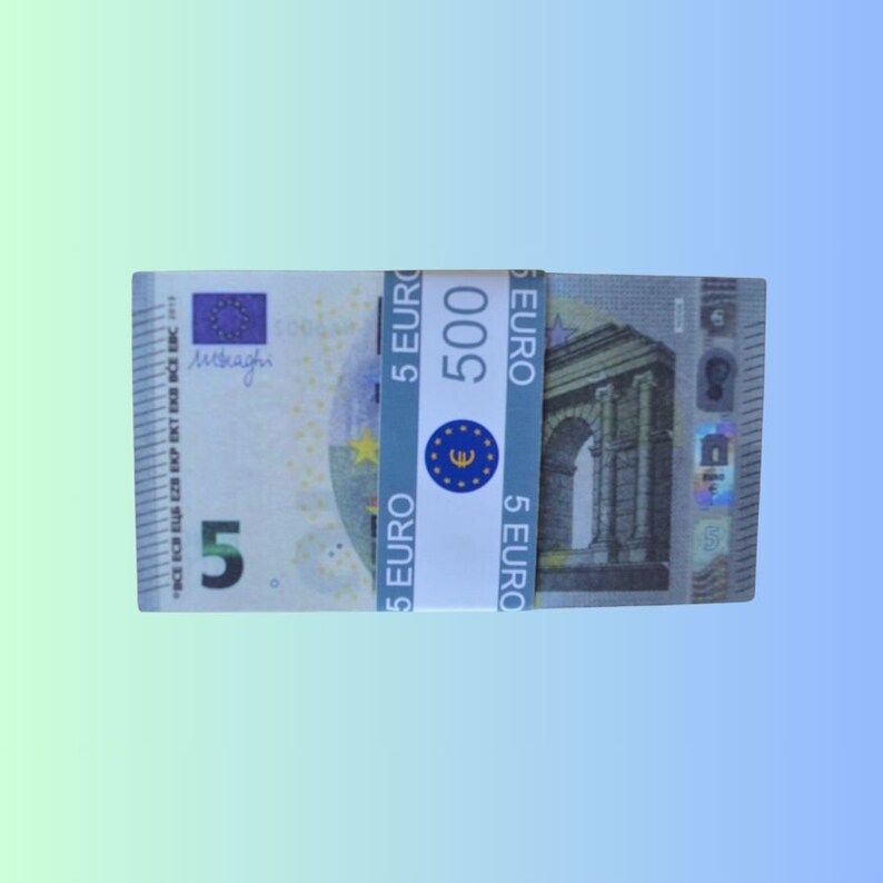 Prop Money Realistic 5 Euro for Videos and Photos Prop Party Money A1 ...