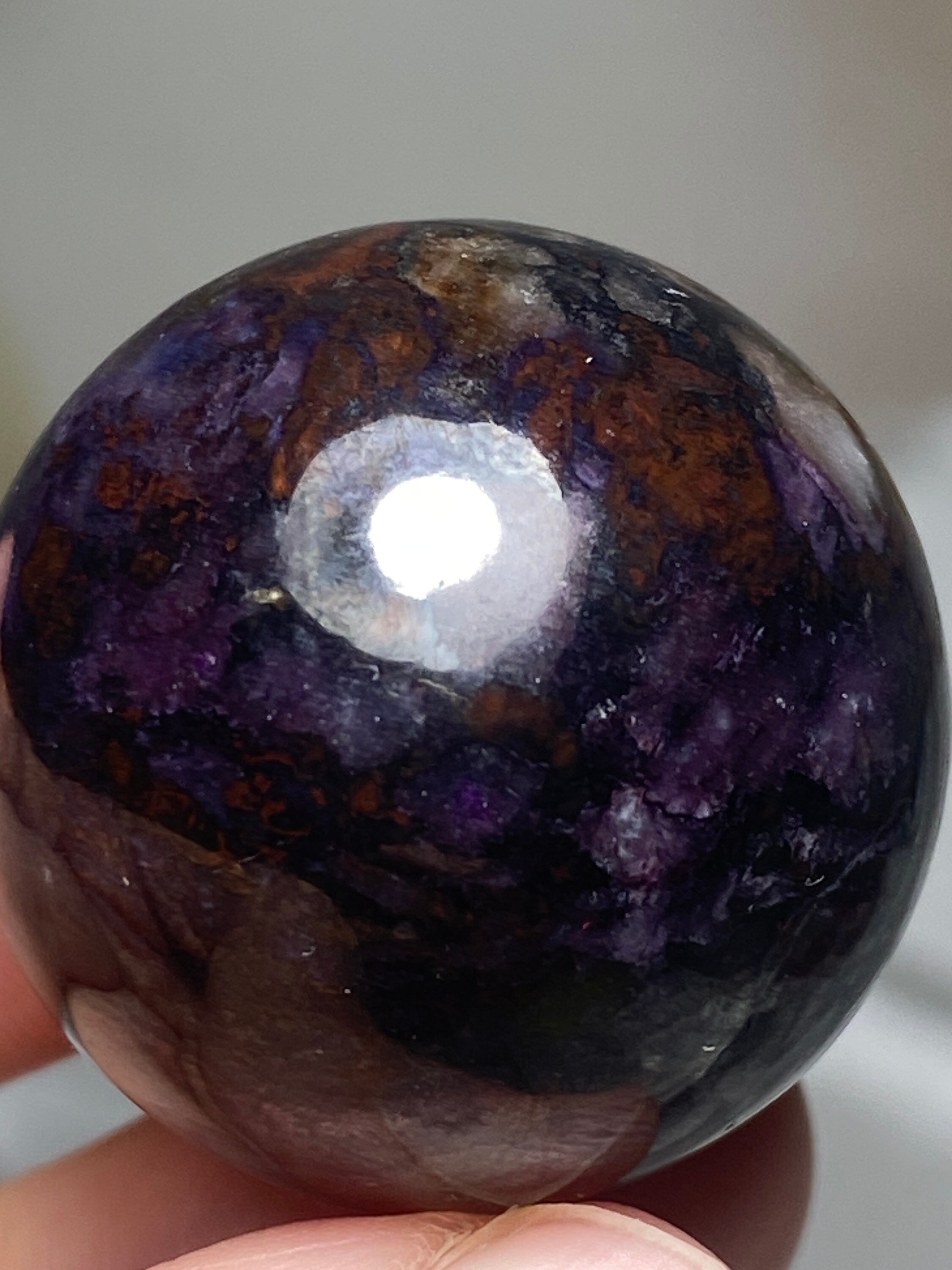 Sugilite , Sugilite Sphere , Sugilite Mini Pocket Sphere , Natural ...