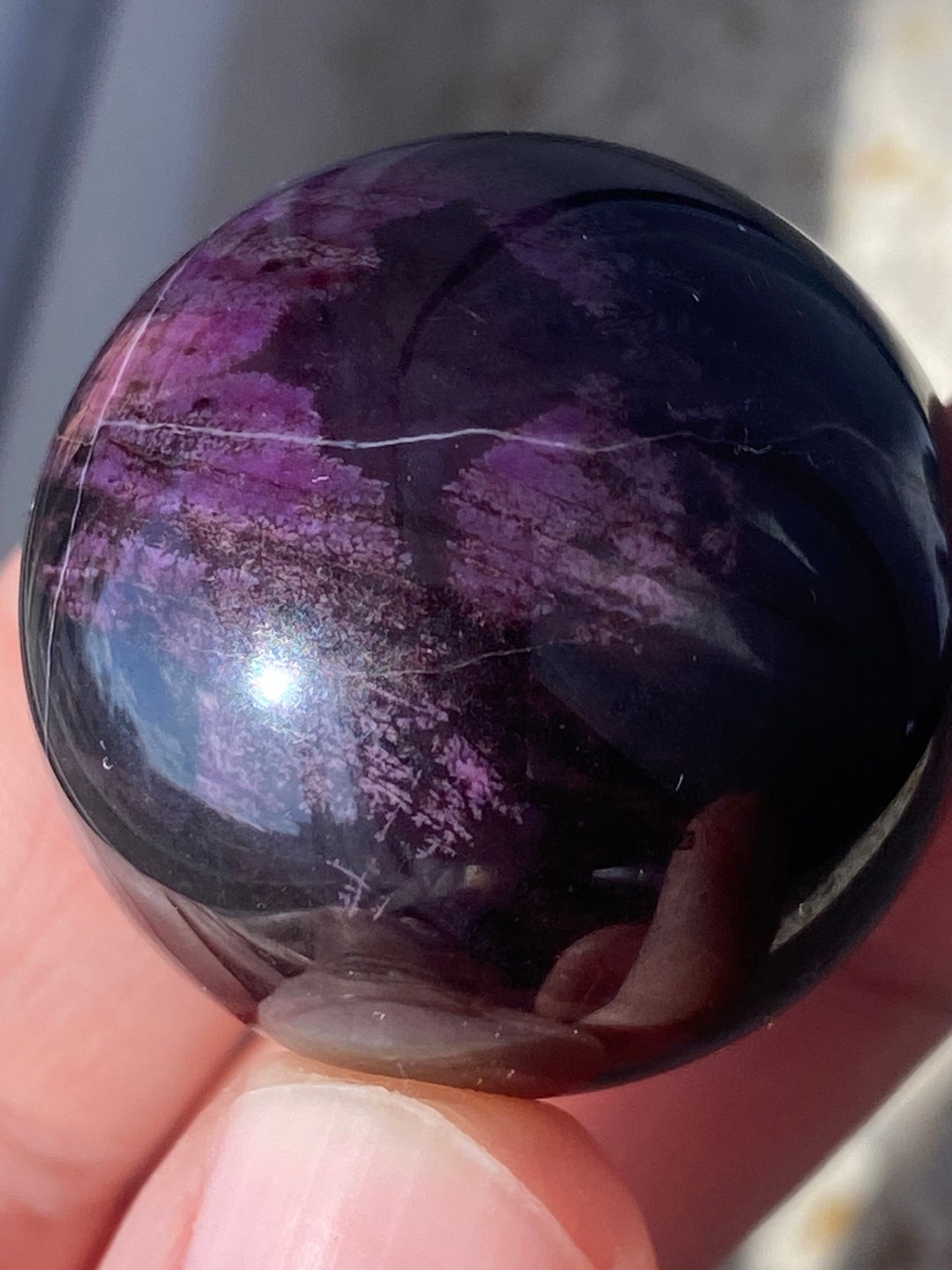 Sugilite , Sphere , Sugilite Sphere , Natural Sugilite - Etsy