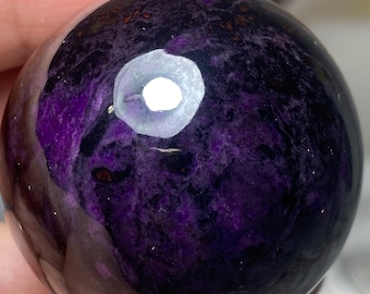 Stunning Rare Sugilite Crystal Sphere 'beacon of Light' - Etsy