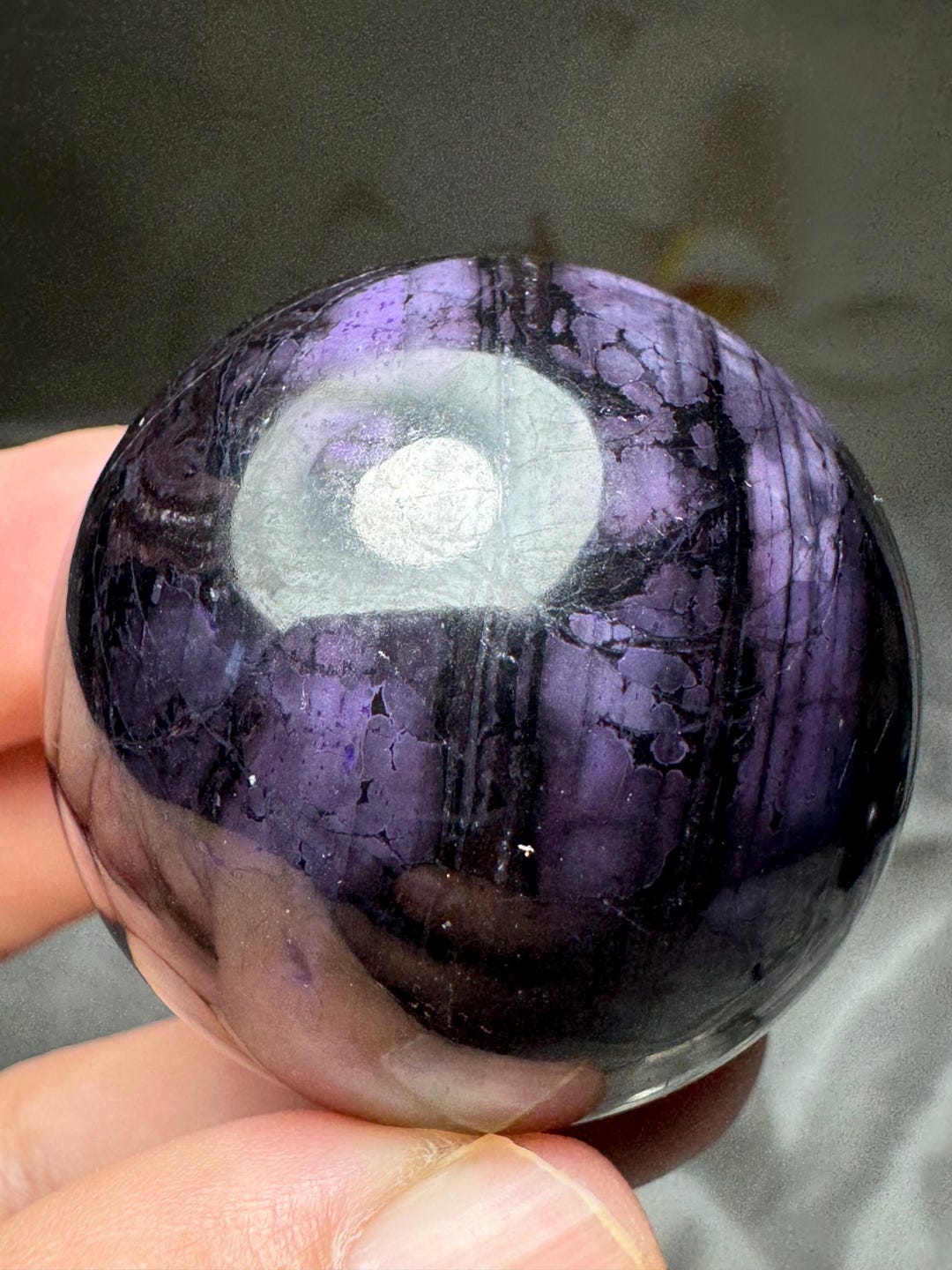 Sugilite , Rare Sugilite , Sugilite Sphere , Beautiful Sugilite Sphere ...