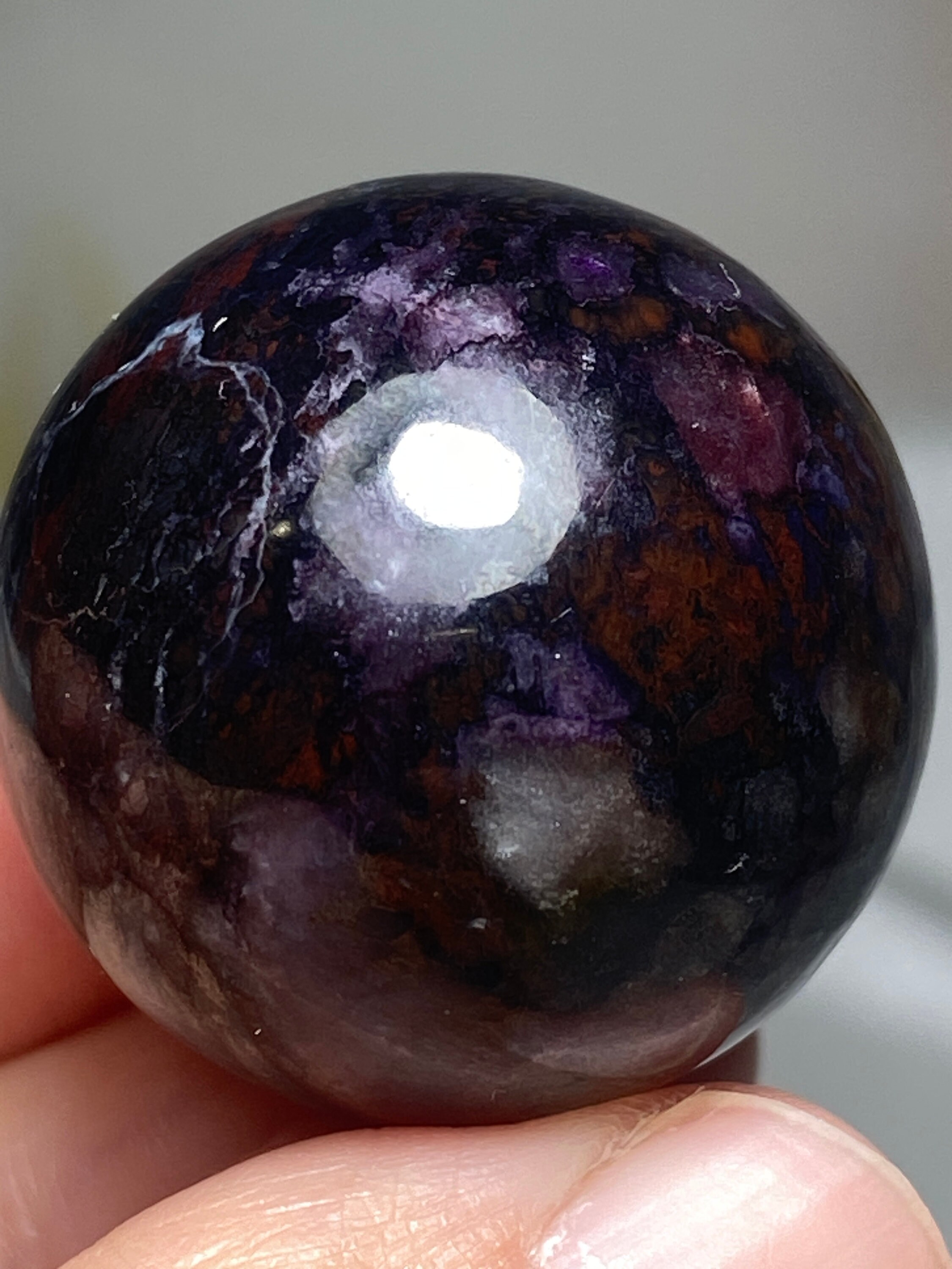 Sugilite , Sugilite Sphere , Sugilite Mini Pocket Sphere , Natural ...