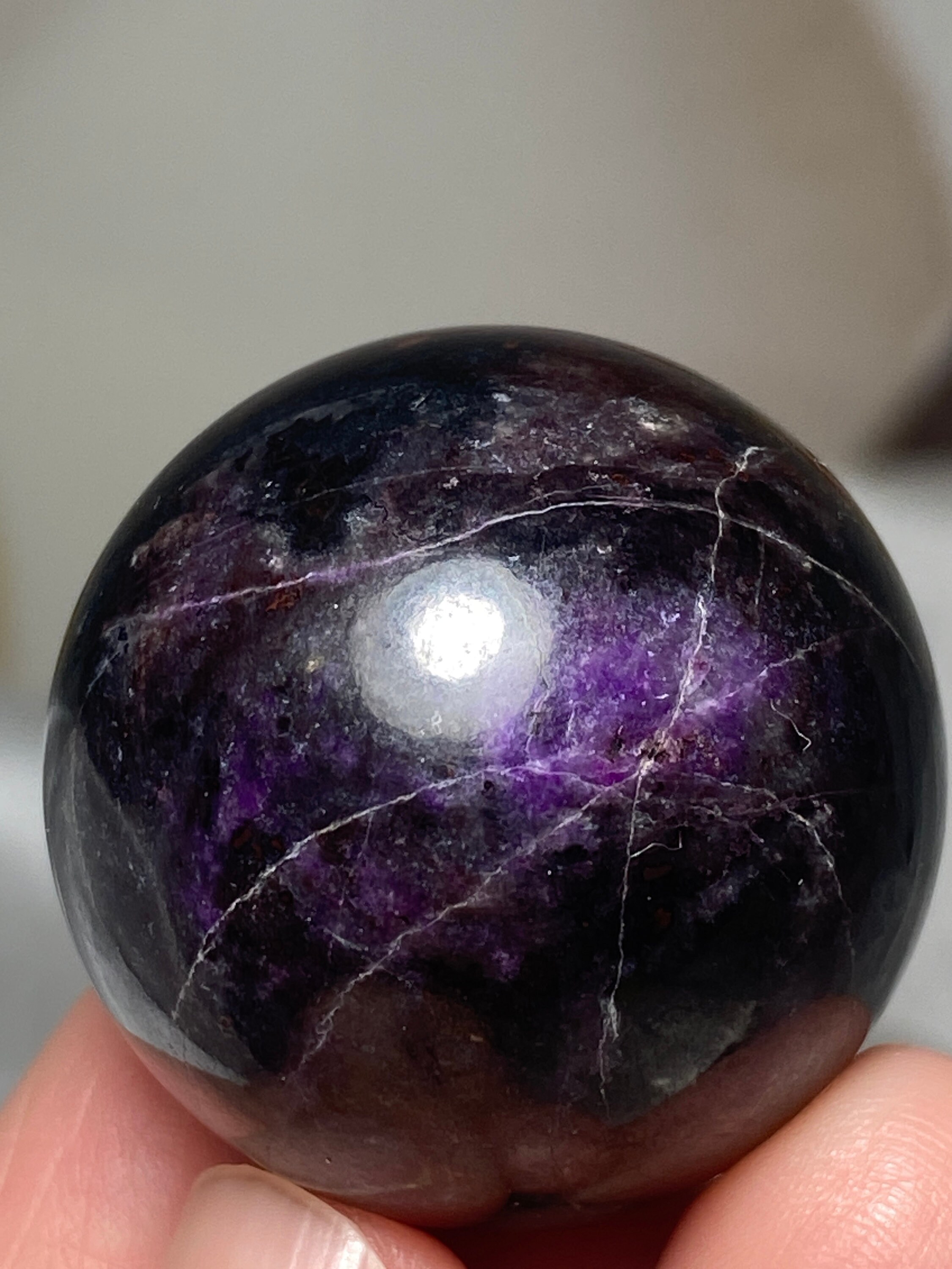 Sugilite , Rare Sugilite , Mini Sugilite Sphere , Sugilite Crystal ...