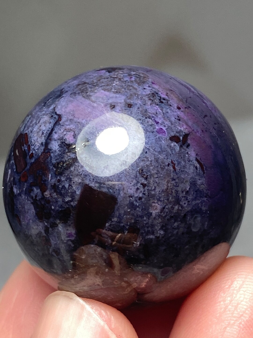 Sugilite . Sugilite Sphere - Etsy