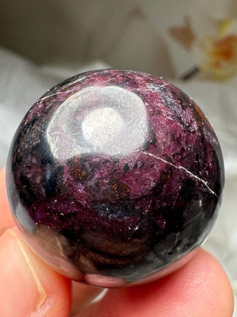 Sugilite , Rare Sugilite , Sugilite Sphere , Beautiful Sugilite Sphere ...