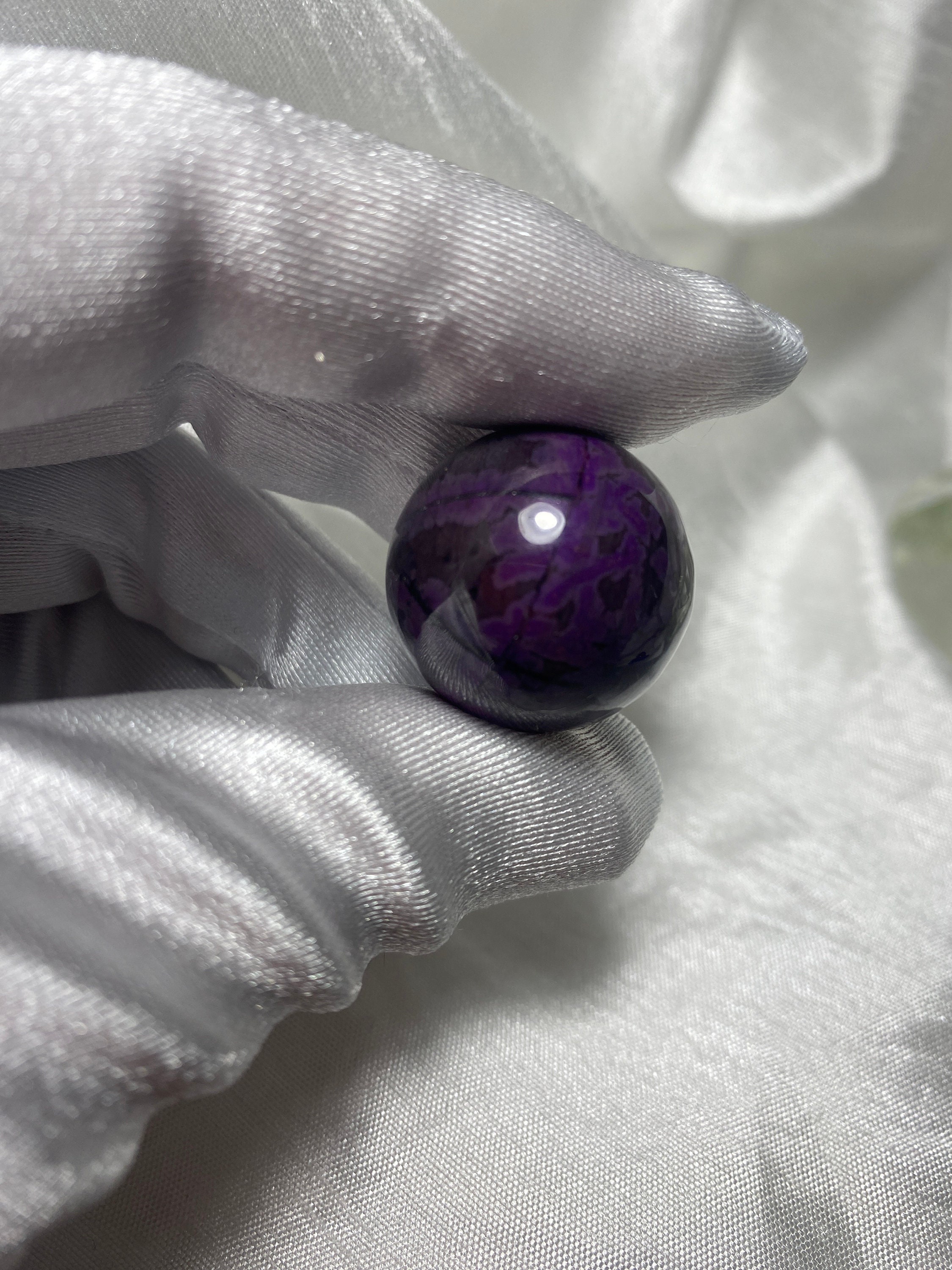 Sugilite, Sugilite Mini Sphere, Rare Sugilite Sphere , Purple Gemstones ...