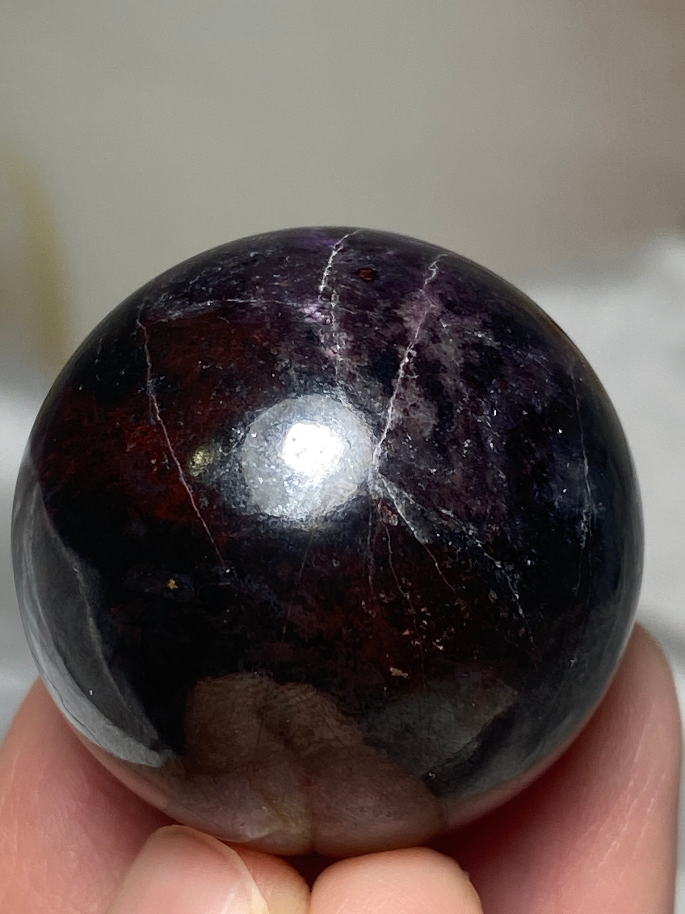 Sugilite , Rare Sugilite , Mini Sugilite Sphere , Sugilite Crystal ...