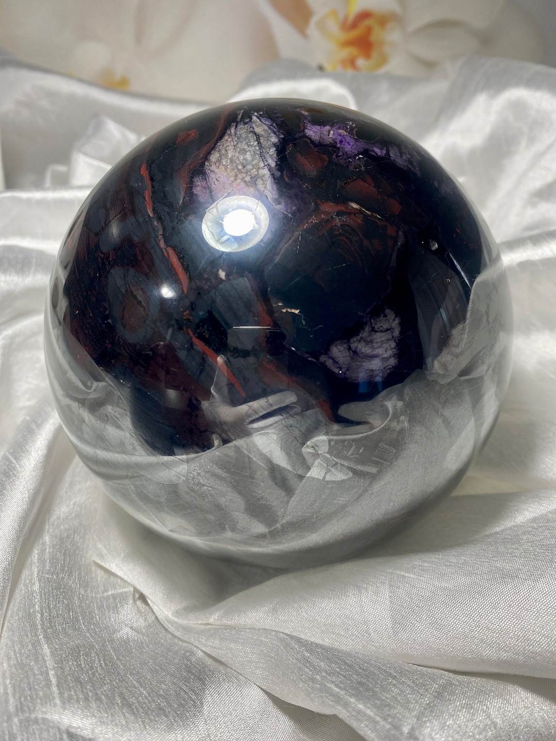 Sugilite ,rare Sugilite ,giant SUGILITE Sphere Gemstone , Star of ...