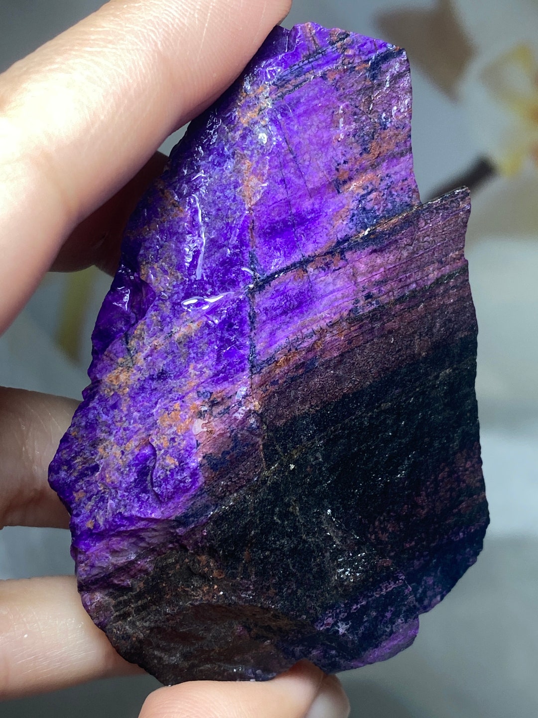 Sugilite , Rare Sugilite , Natural Sugilite , Raw Sugilite , Beautiful ...