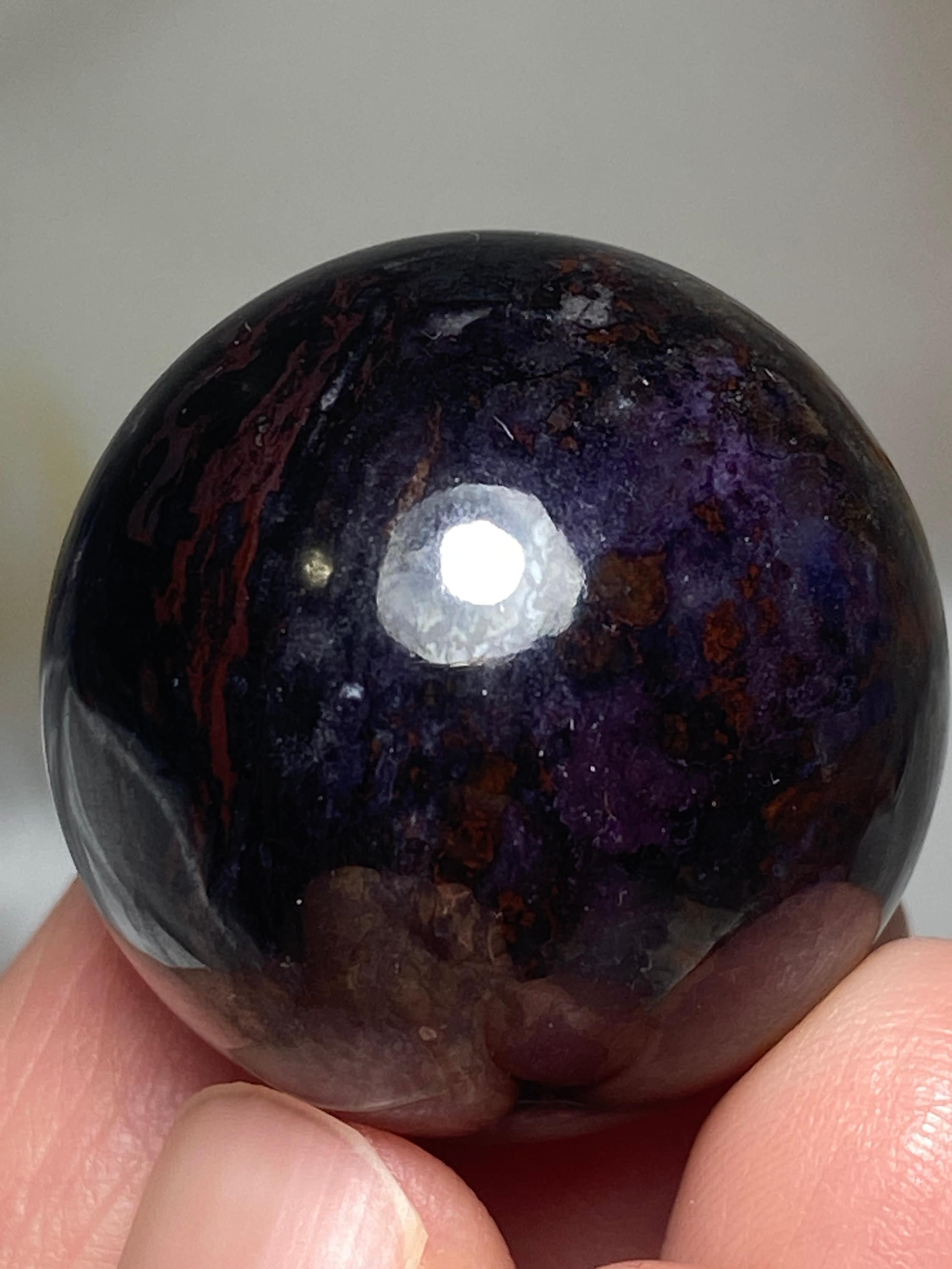 Sugilite , Sugilite Sphere , Sugilite Mini Pocket Sphere , Natural ...