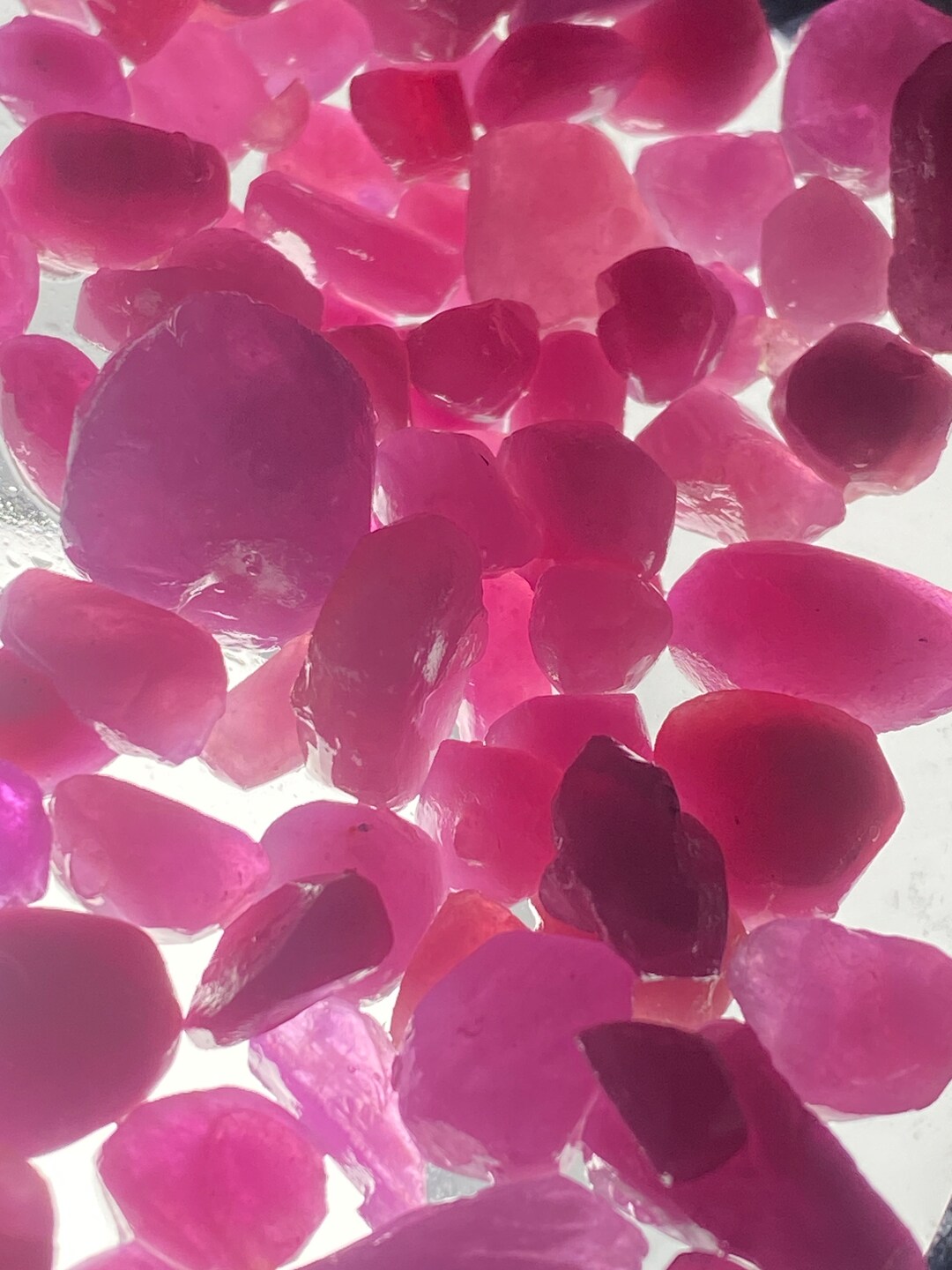 Ruby , Raw Ruby Crystals , Raw Ruby Stone , July Birthstone, Pagan Ruby ...