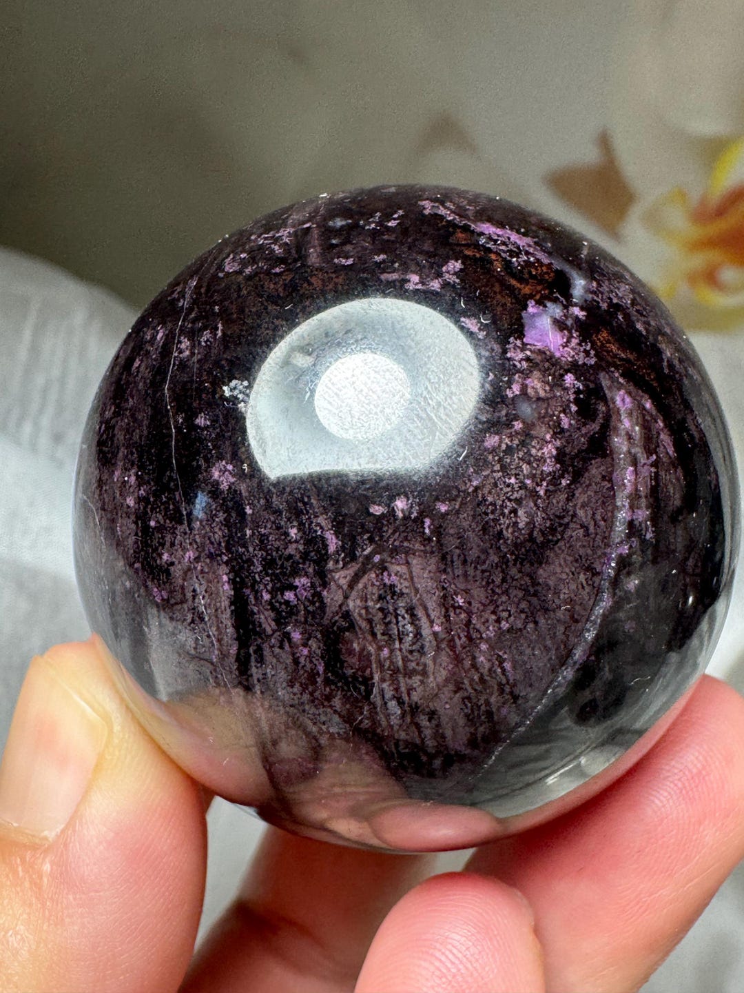 Sugilite , Rare Sugilite , Sugilite Sphere , Beautiful Sugilite Sphere ...