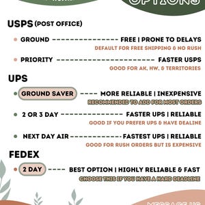Service List Decal | Customizable Text, Font, and Color - Window Decal ...