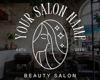 Hair Salon Window Decal - Etsy