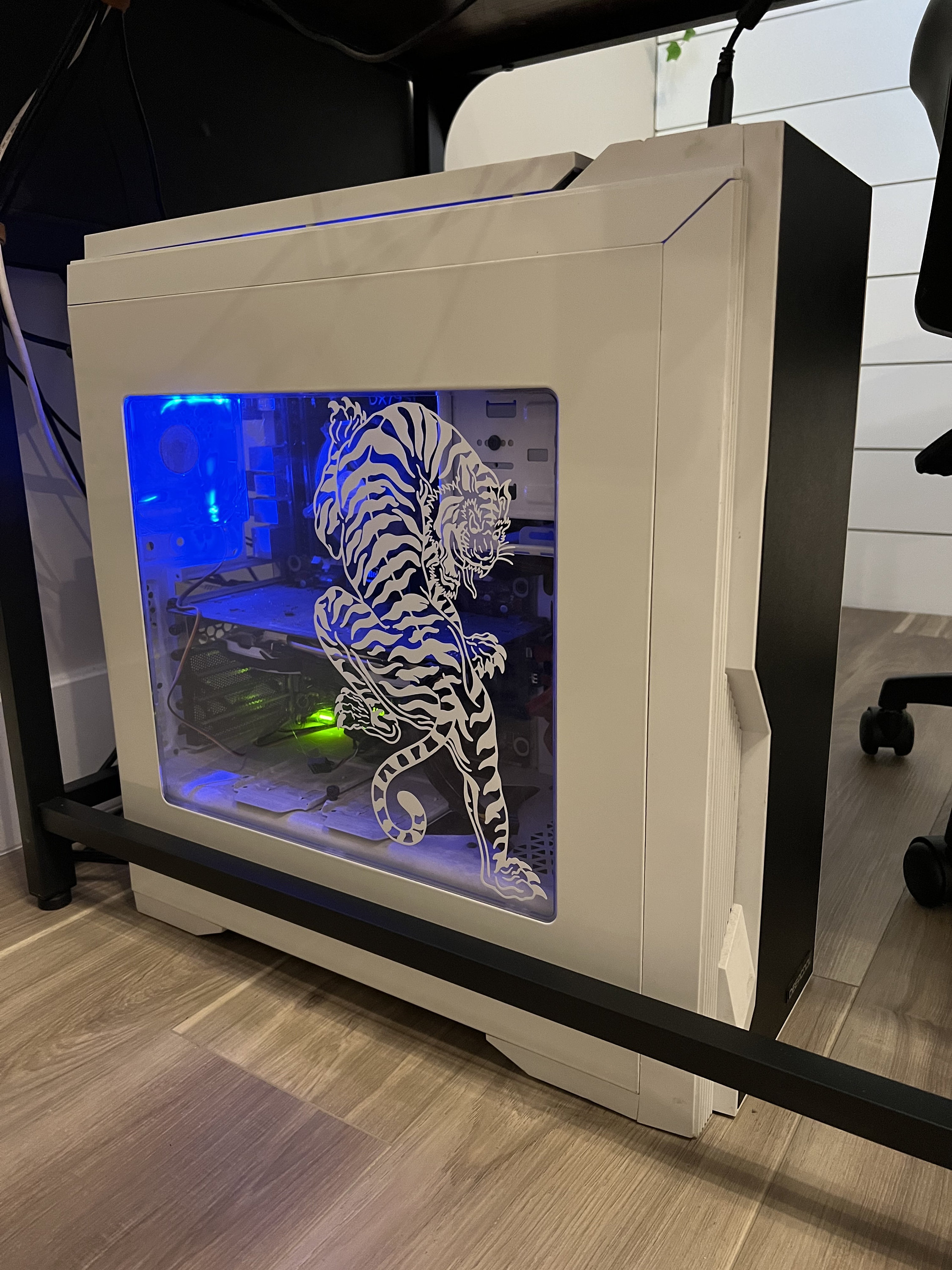 Gaming PC Decal | Customizable Logo or Text - Custom PC Sticker ...