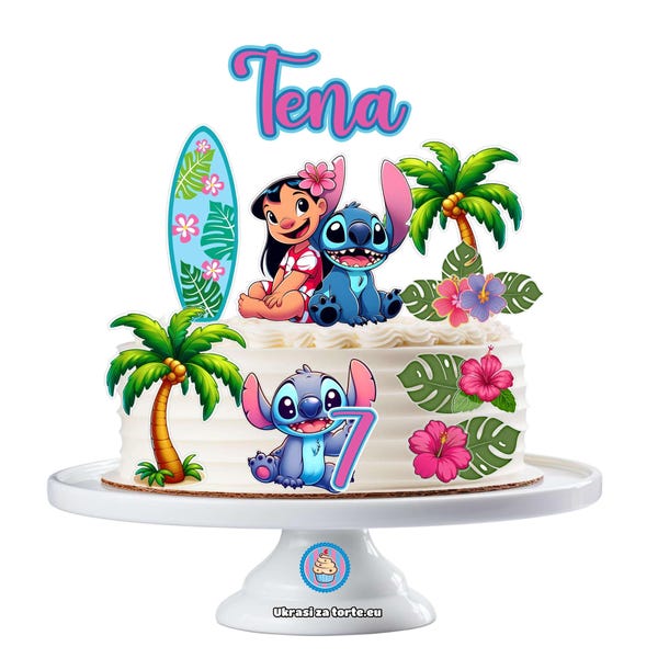 Lilo Y Stitch Cake Topper Png - Etsy New Zealand