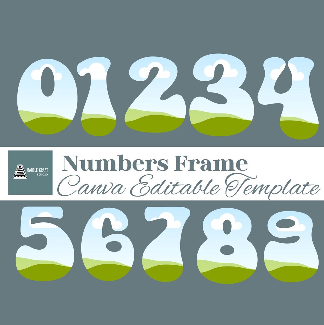 Supermagic Regular Lettters Canva Frame Template,editable Canva ...