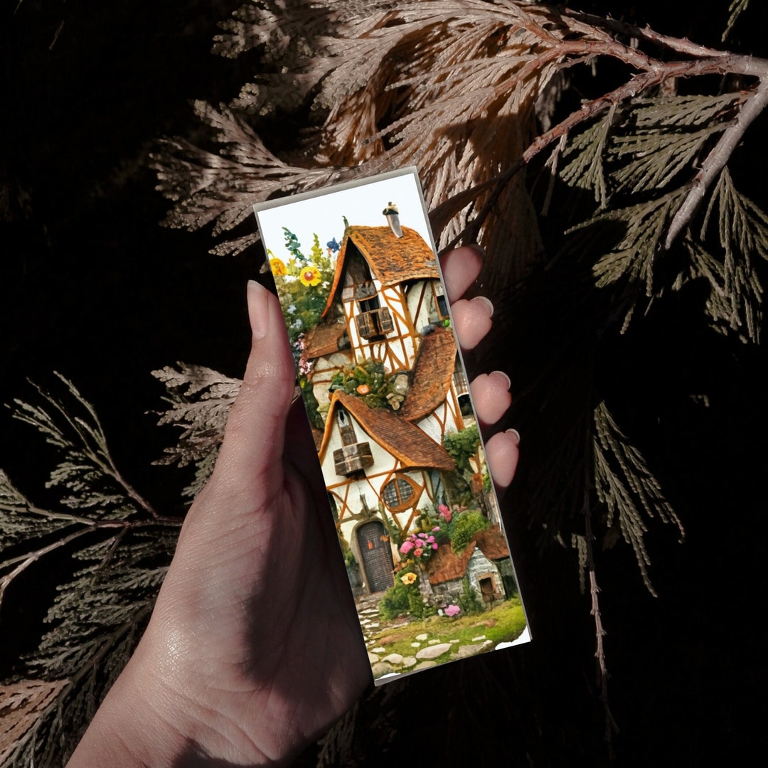 Medieval Villages Printable Bookmarks, 8 Boho Vintage Bookmark Sheets ...