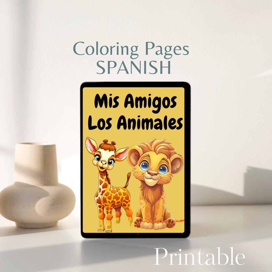 Kids Coloring Pages Spanish, Kids Spanish Coloring Books, Coloring for ...