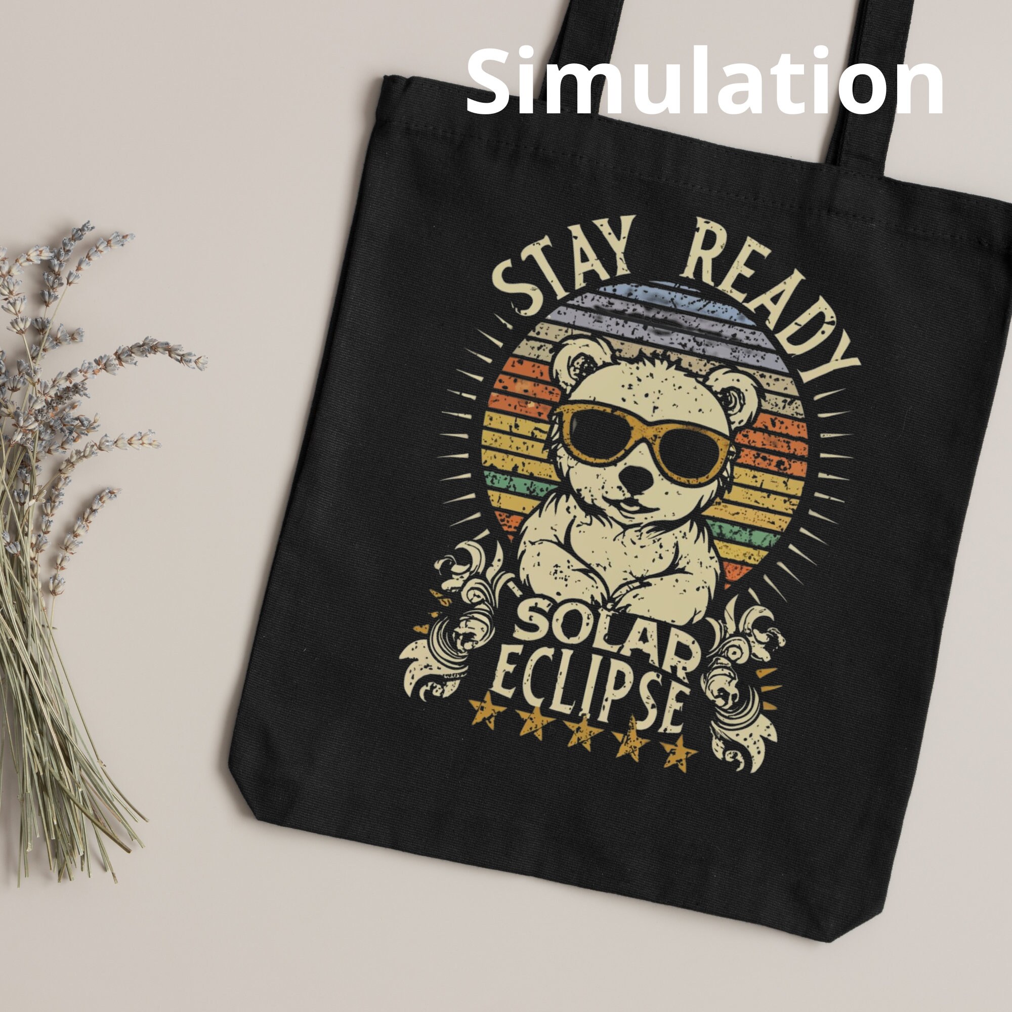 Printable Solar Eclipse Teddy Bear Svg Retro Vintage Style - Etsy Australia