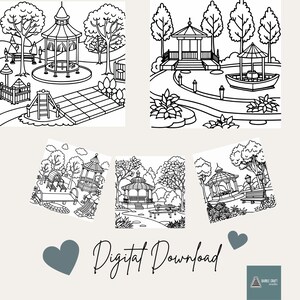 Cozy Coloring Pages Park and Play Park Charming Pintables for Children ...