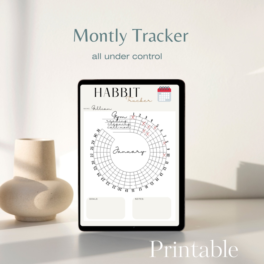 Spanish Daily Habit Tracker Weekly Habit Planner Monthly Habit Routine ...