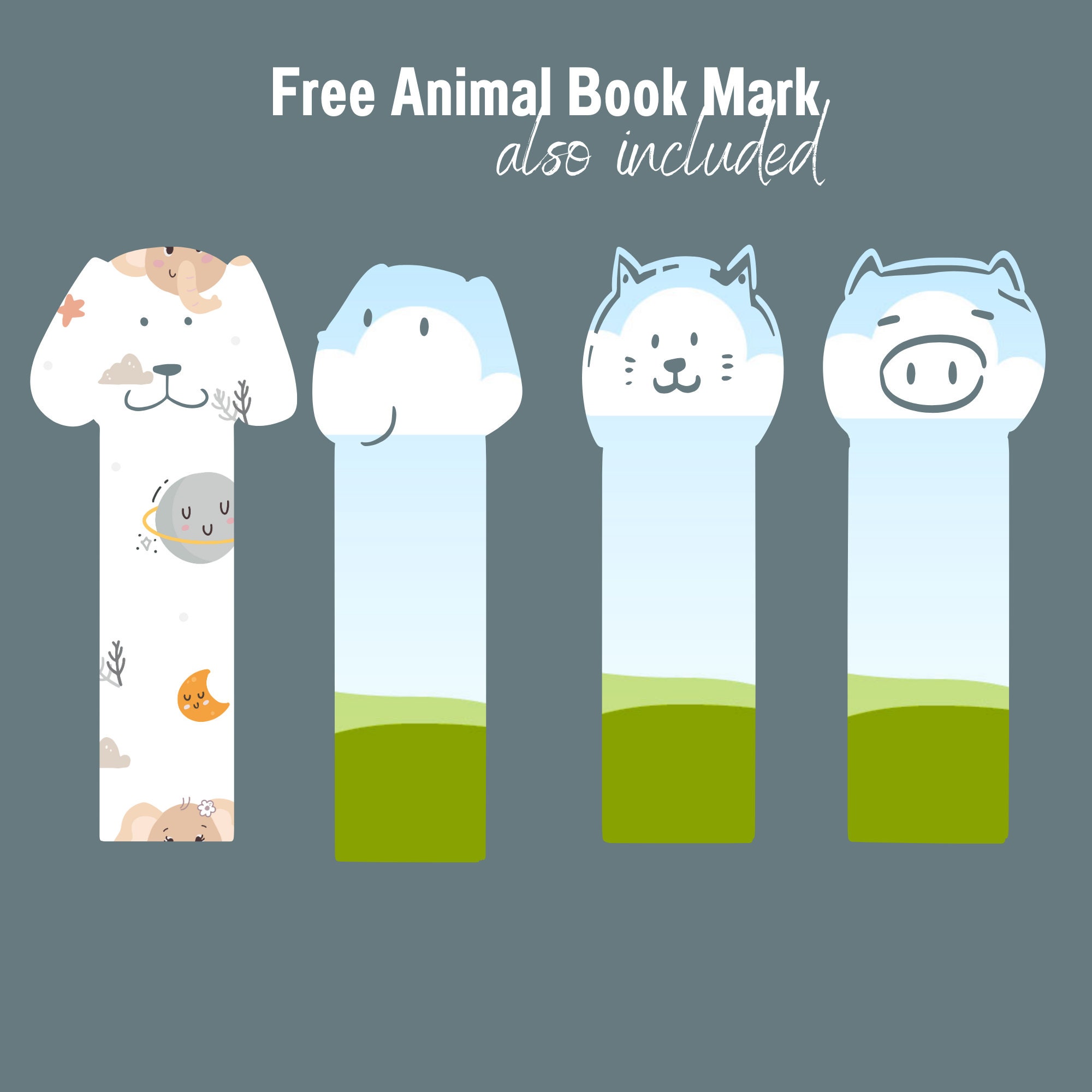 Canva Bookmark Frame PDF, Canva Bookmark Template, Editable Canva Frame ...