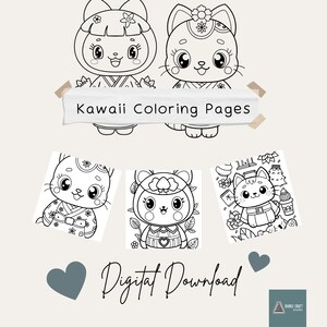 Cozy Coloring Pages Kawaii Pages for Children Cute Coloring Pages ...