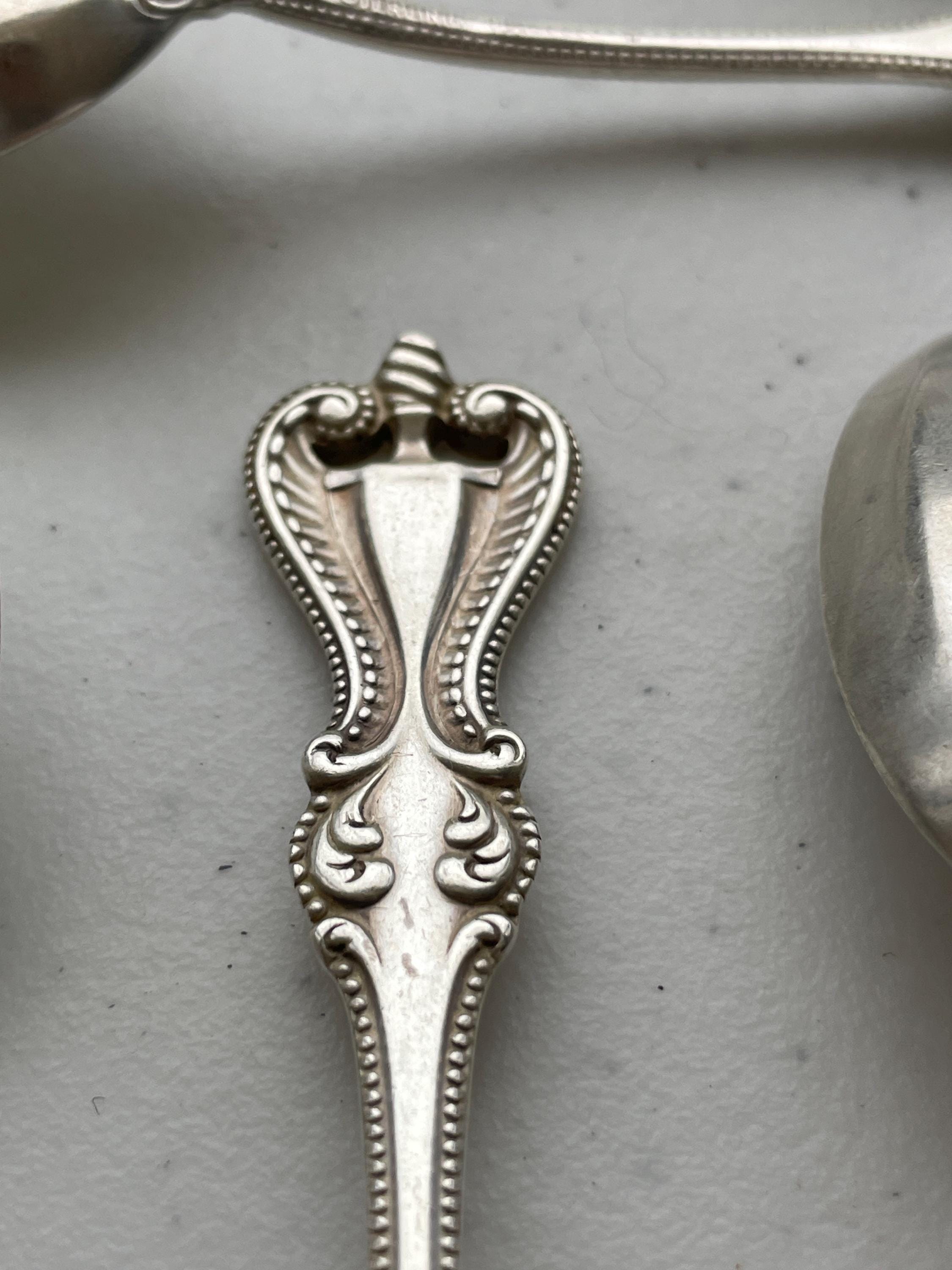 Antique TOWLE Sterling Silver 1895 5 O’clock Spoons Collonial Flatwear ...