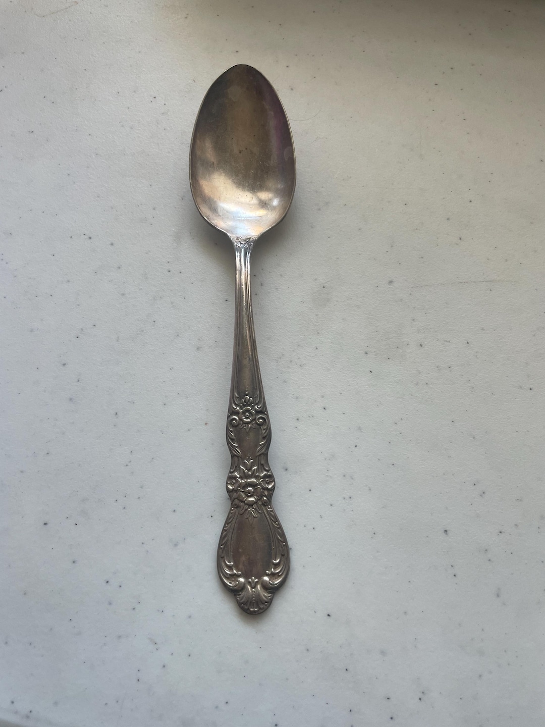 1847 Rogers Bros. “IS” Silver Serving Spoon From the HERITAGE ...