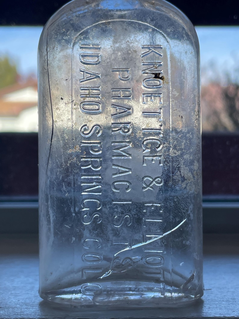 Antique Late 1800s Early 1900s Knoettge & Elliot Pharmacists, Made in ...