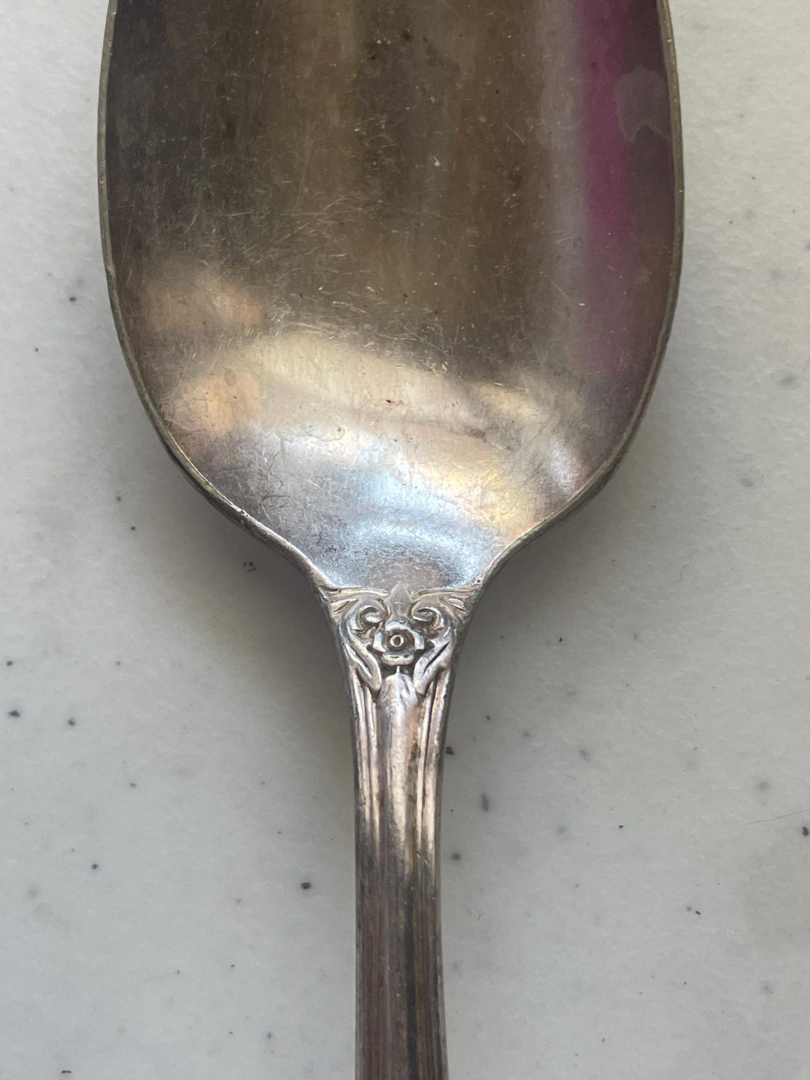 Vintage 1847 Roger’s Bros Heritage “IS” Inlaid Silver Teaspoon - Etsy
