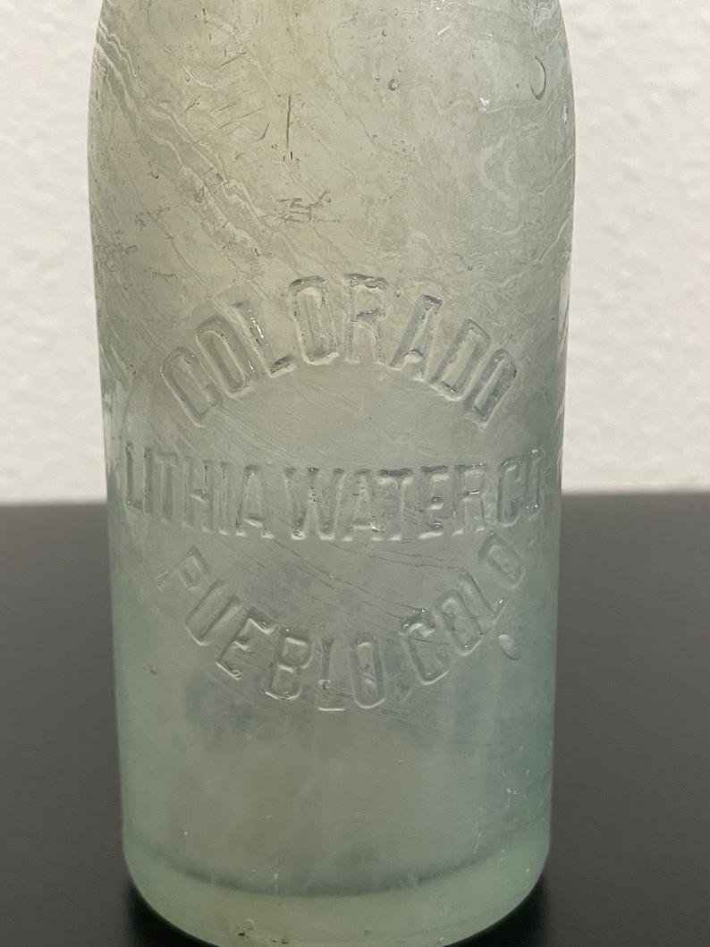 Antique Pre-1900s Lithia Water Co, Pueblo, Colorado Mineral Water ...