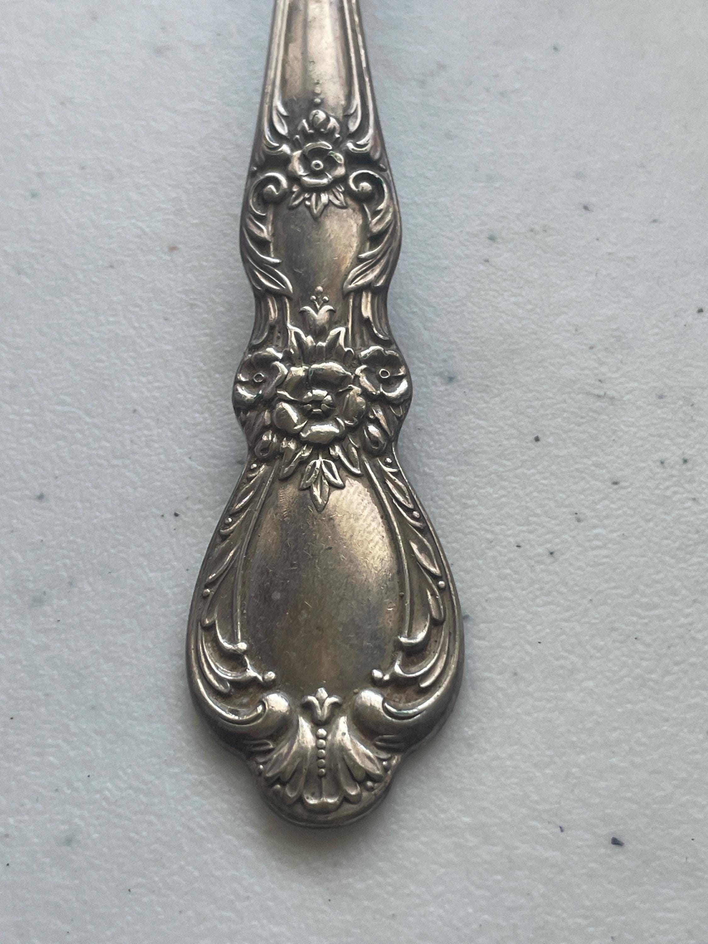 1847 Rogers Bros. “IS” Silver Serving Spoon From the HERITAGE ...