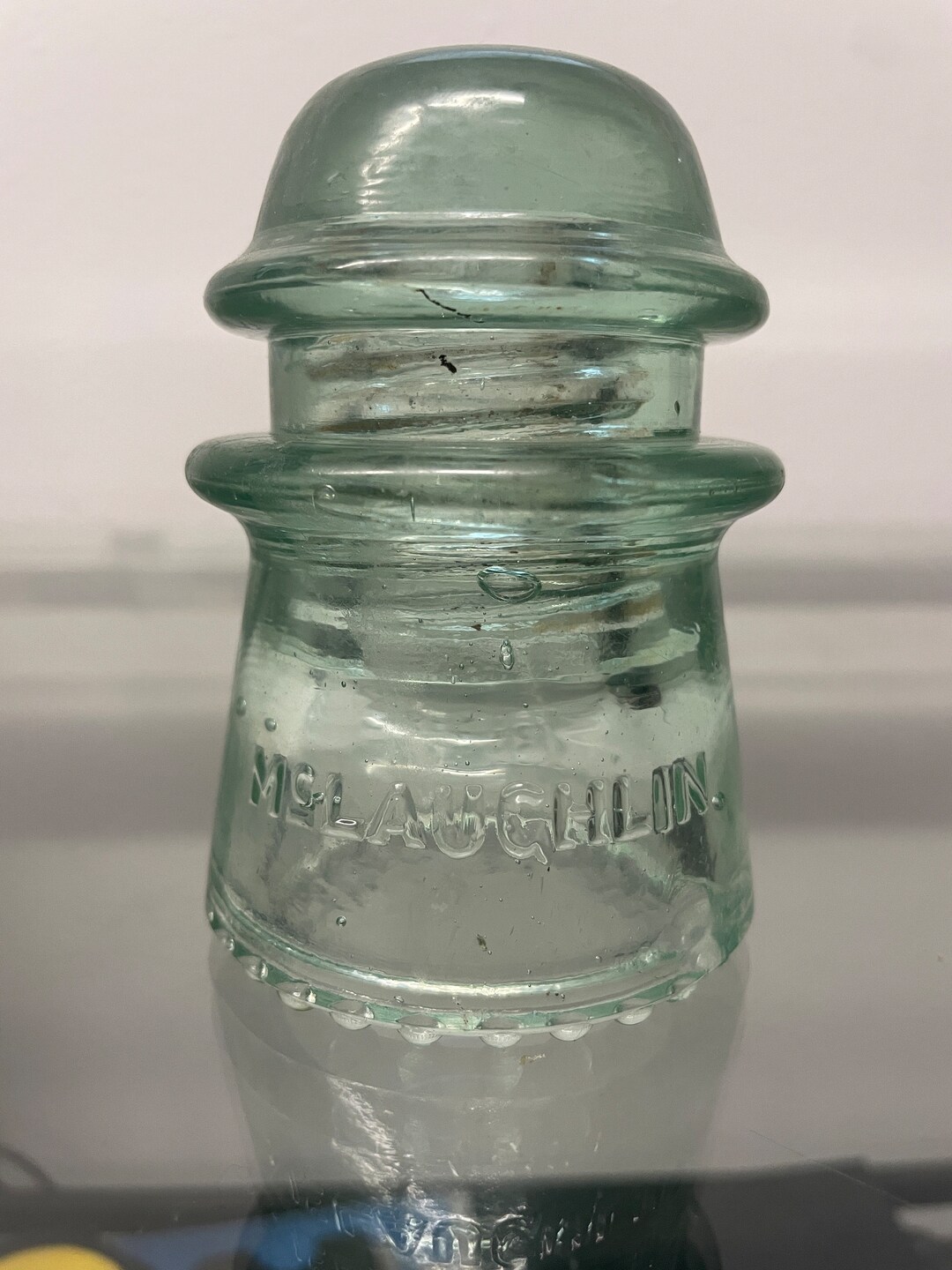 Vintage 2x Green Glass Mclaughlin No 16 Insulator From Early 1900s - Etsy
