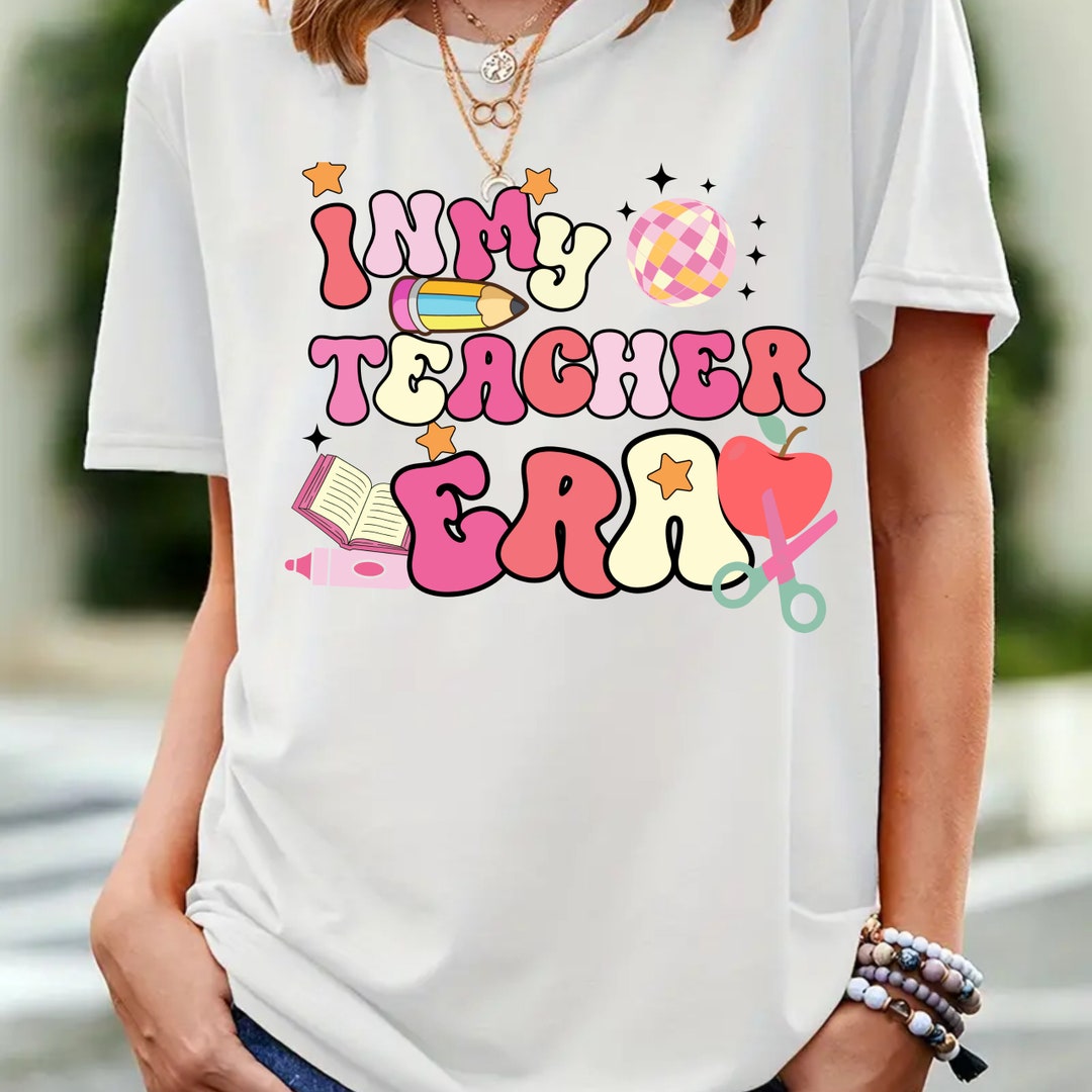 In My Teacher Era Png File, DTF Png Digital Design Graphic Art ...